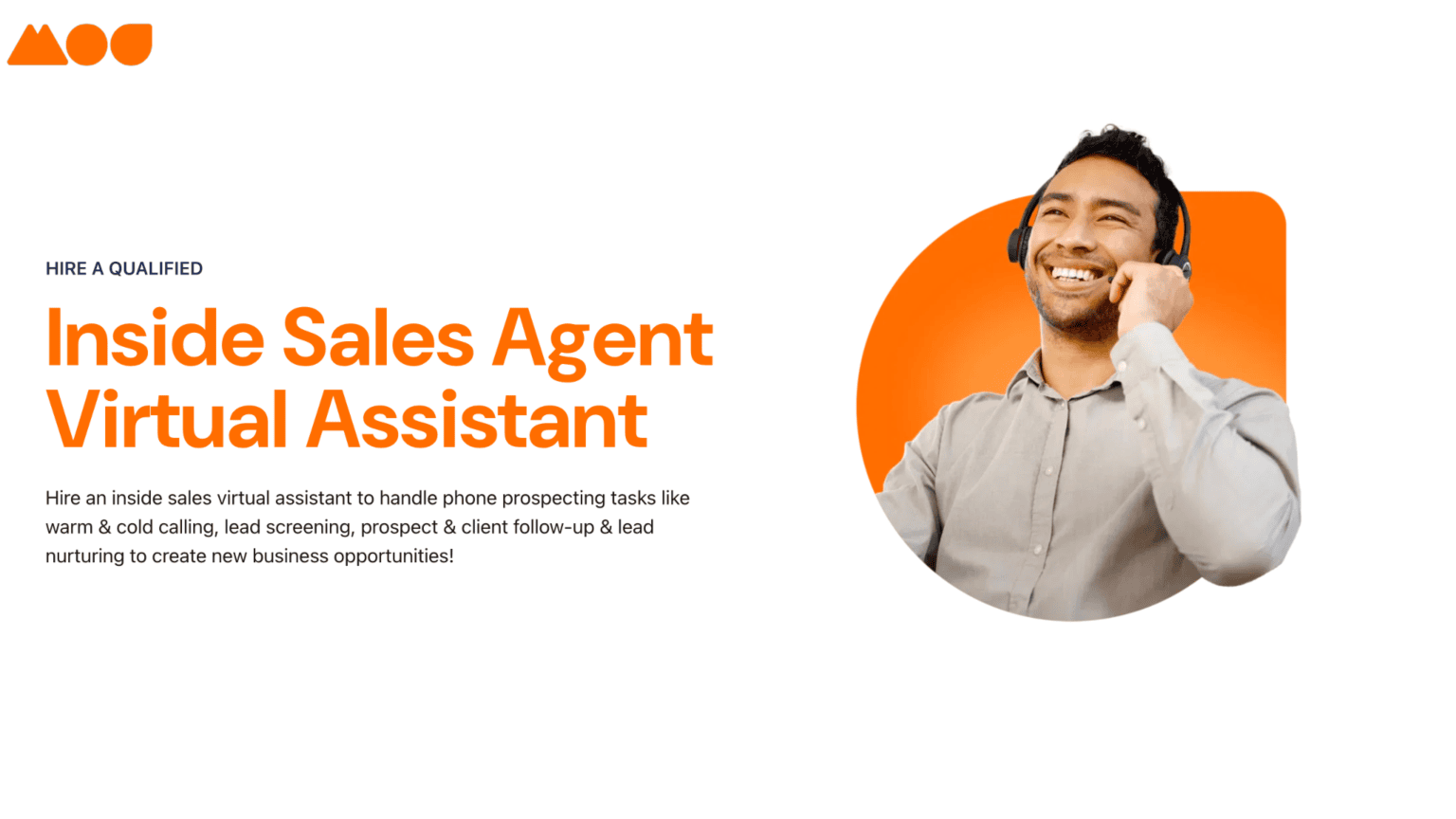 Experienced Inside Sales Agent | Hire Today | MyOutDesk
